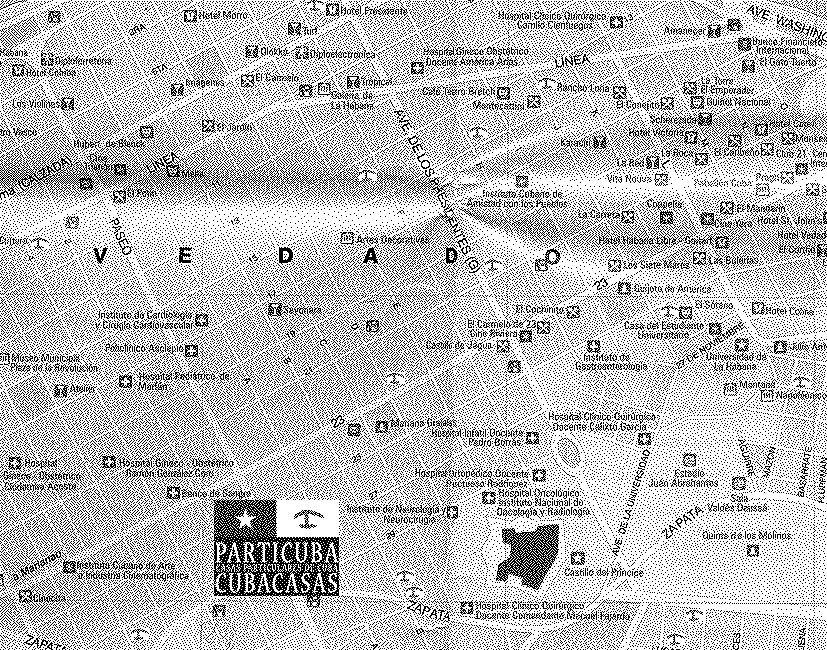 particuba•cubacasas •|• Mapa Vedado - Culture, rest rants und Kassas particuba•cubacasas •|• Mapa Vedado - Culture, rest rants und Kassas